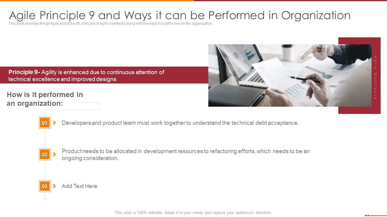 Manifesto For Agile Software Development Agile Principle 9 And Ways It