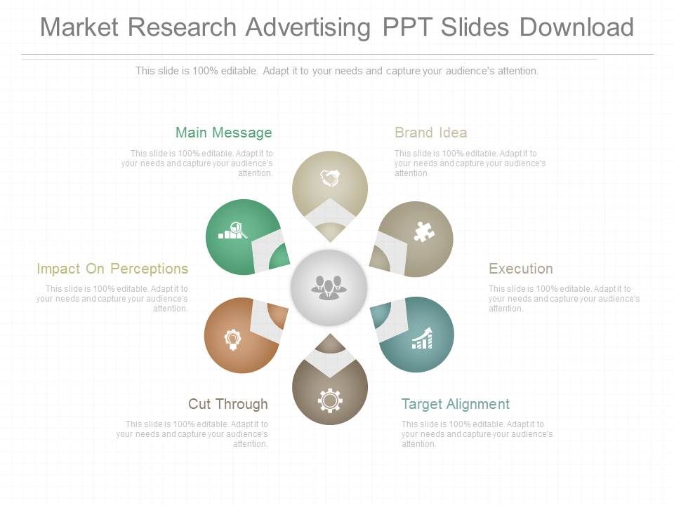 Market Research Advertising Ppt Slides Download