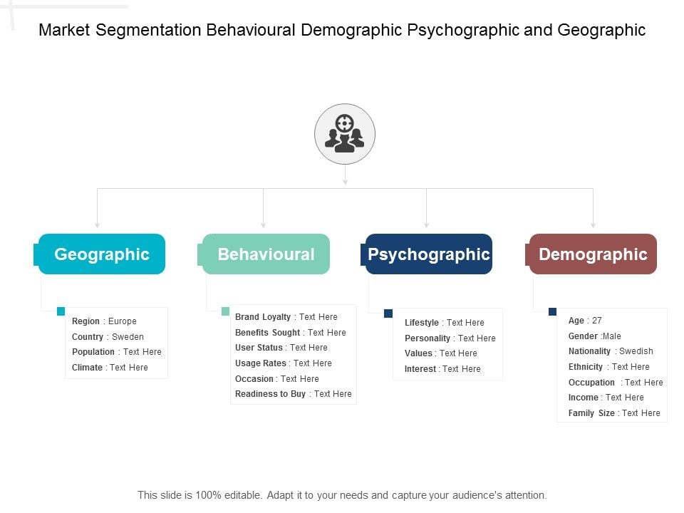 Market Segmentation Behavioural Demographic Psychographic And ...
