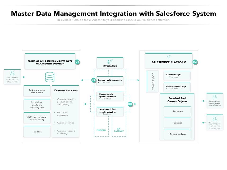 Master Data Management Integration With Salesforce System Ppt PowerPoint Presentation Styles ...
