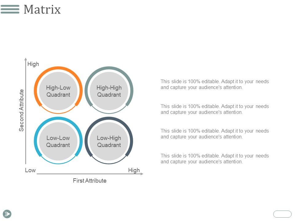 Matrix Ppt PowerPoint Presentation Summary Topics