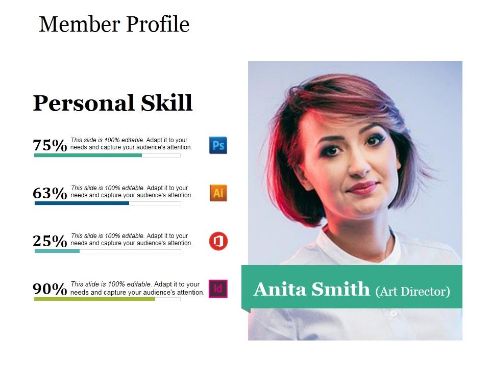 Member Profile Ppt PowerPoint Presentation Show Designs Download