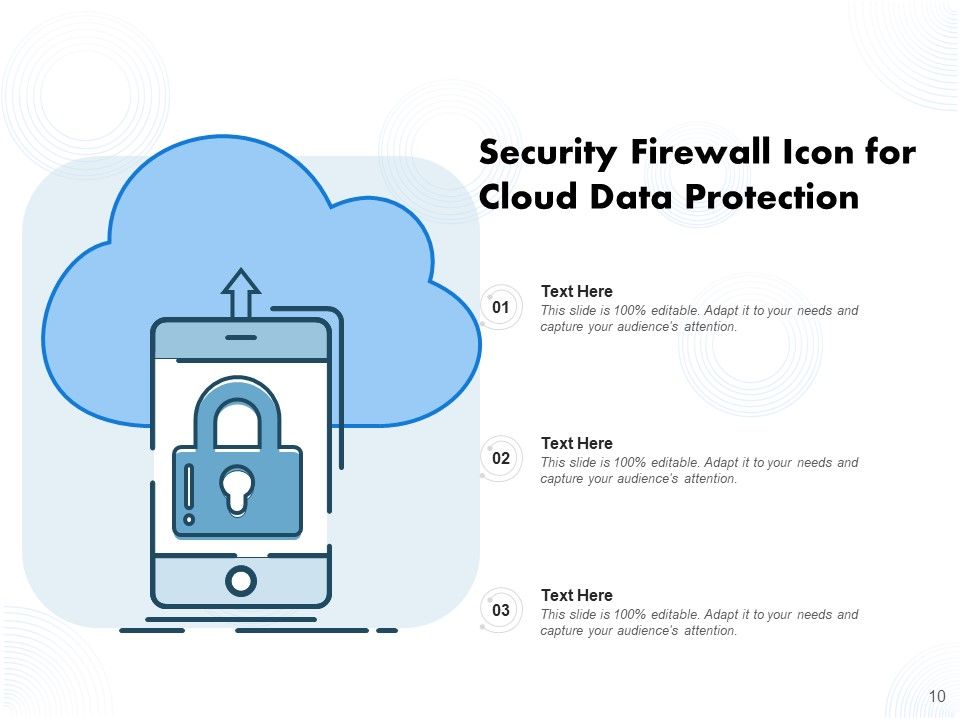 Mesh Computing Safety Icon Cloud Computing Cloud Security Ppt
