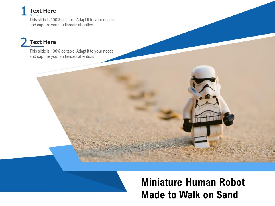 Miniature Human Robot Made To Walk On Sand Ppt PowerPoint Presentation ...