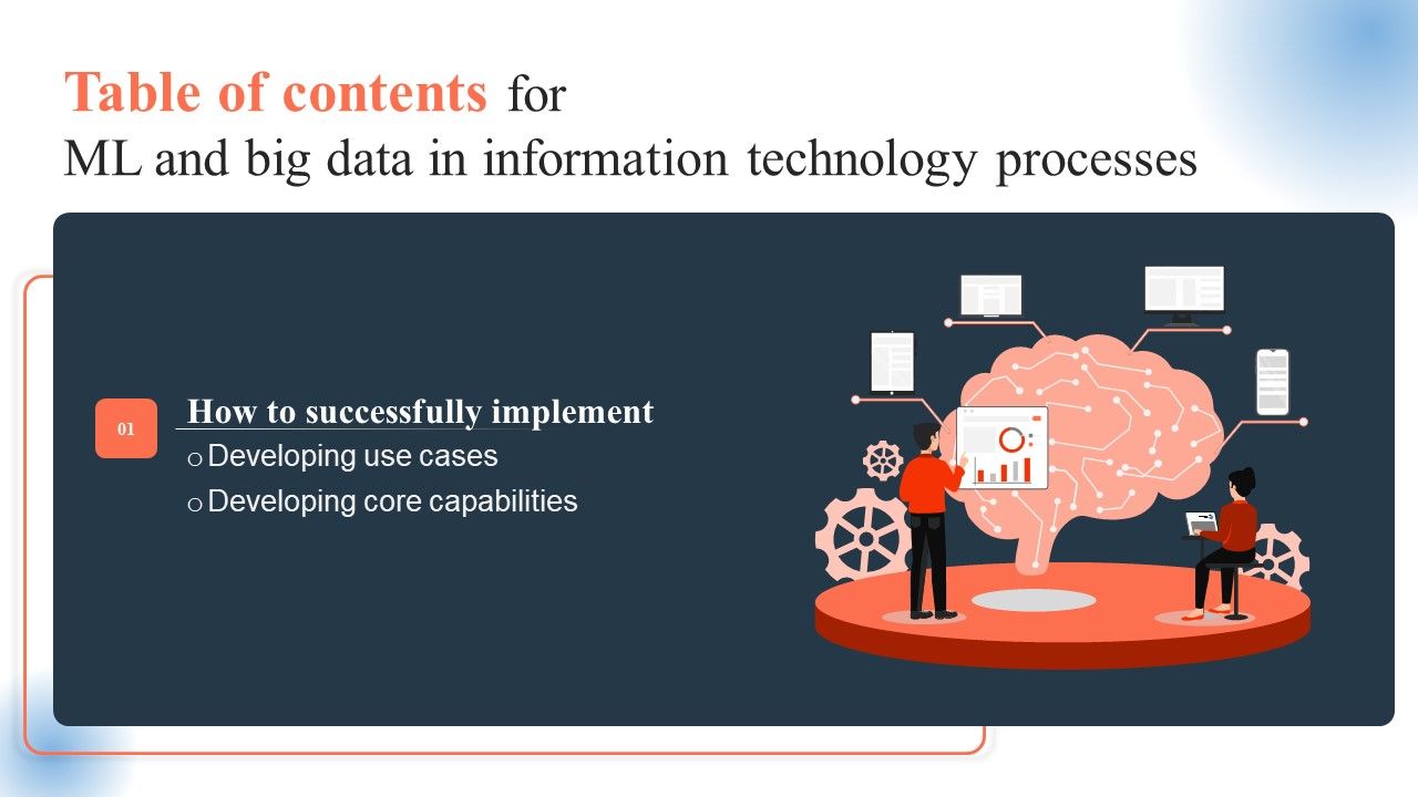 Ml And Big Data In Information Technology Processes Table Of Contents