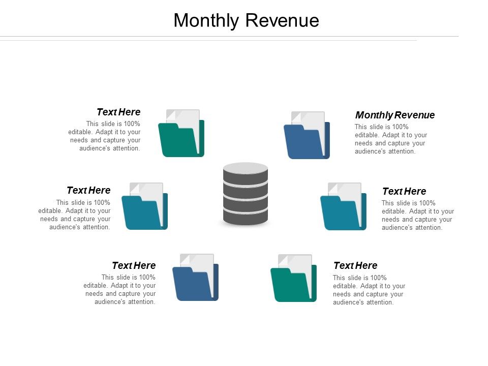 Monthly Revenue Ppt Powerpoint Presentation Layout