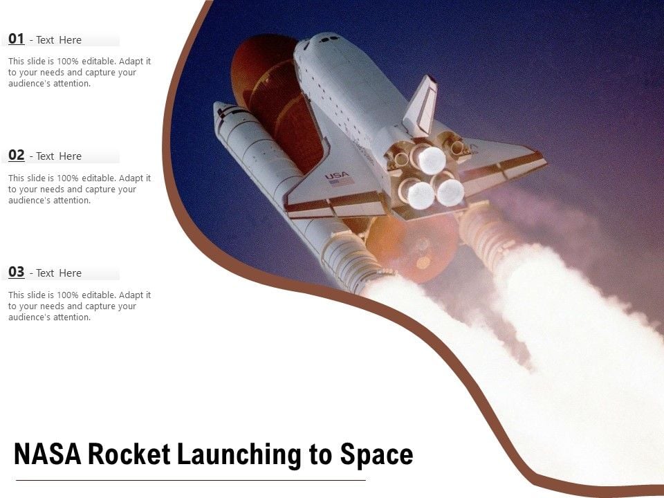 Nasa Rocket Launching To Space Ppt Powerpoint Presentation Gallery