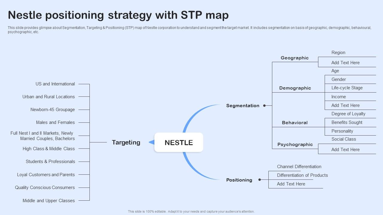 Nestle Performance Management Report Nestle Positioning Strategy With Stp Map Background PDF
