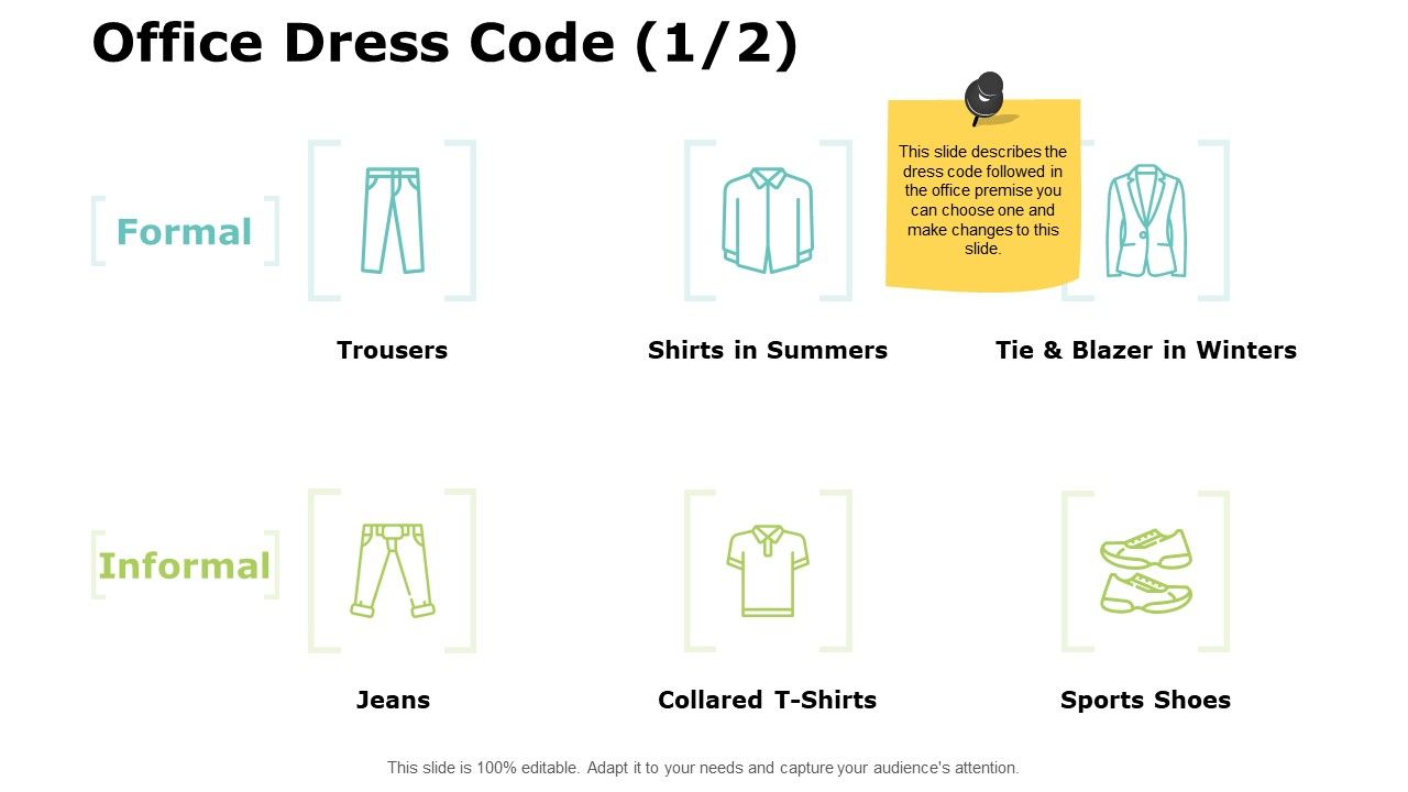 Office Dress Code Planning Ppt Powerpoint Presentation Gallery Visuals