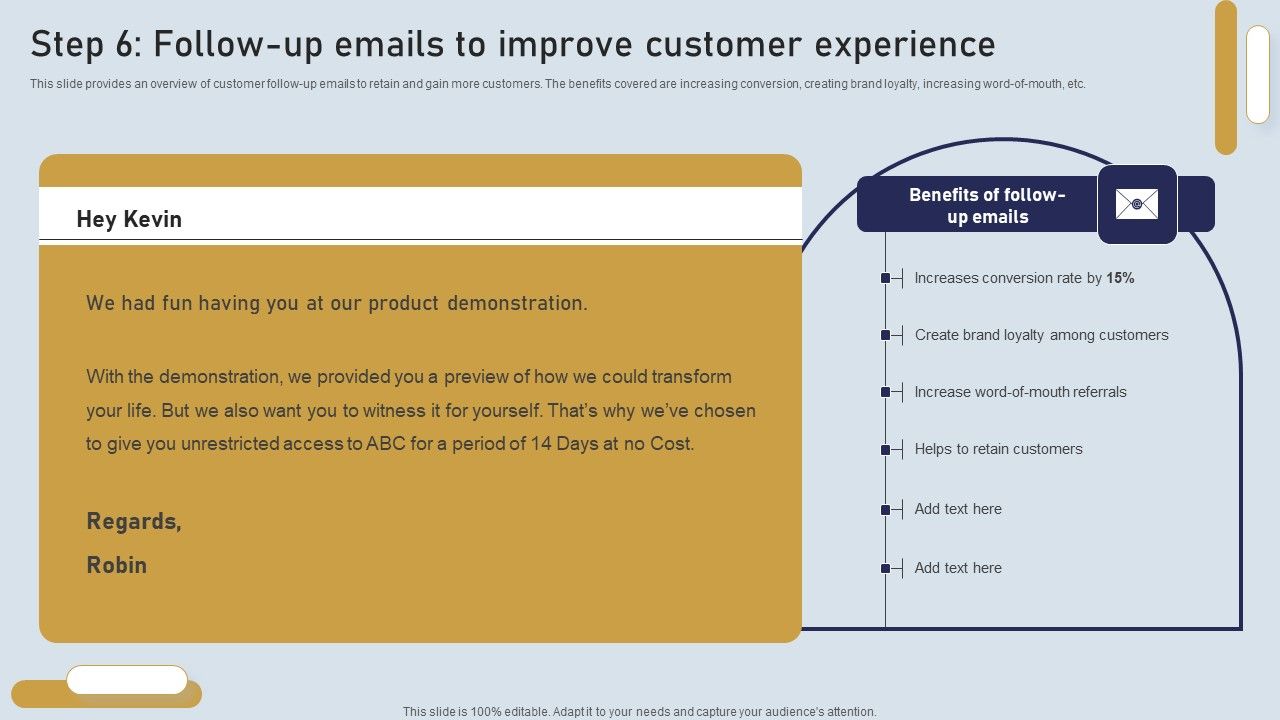 Onboarding Journey For Effective Client Communication Step 6 Follow Up Emails Improve Customer