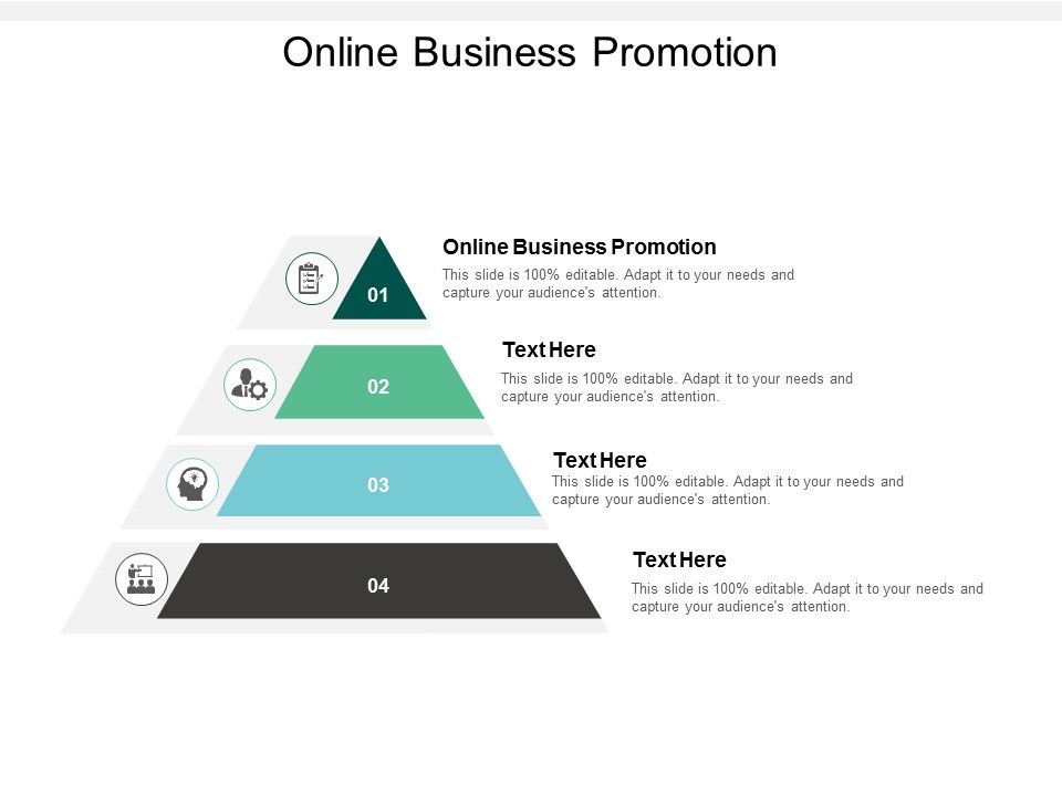 Online Business Promotion Ppt PowerPoint Presentation Gallery Objects Cpb