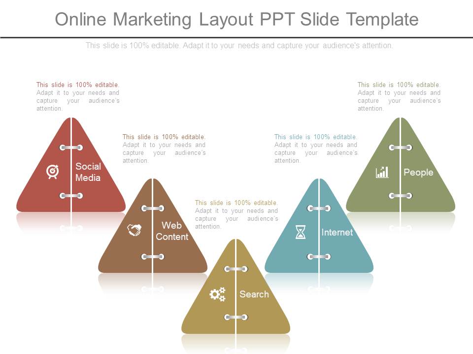 Online Marketing Layout Ppt Slide Template