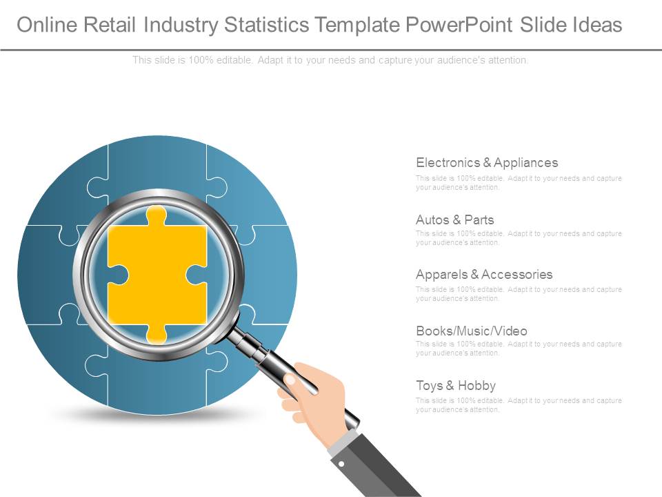 Online Retail Industry Statistics Template Powerpoint Slide Ideas