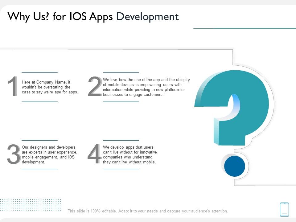 Operating System Application Why Us For IOS Apps Development Ppt PowerPoint Presentation Outline ...