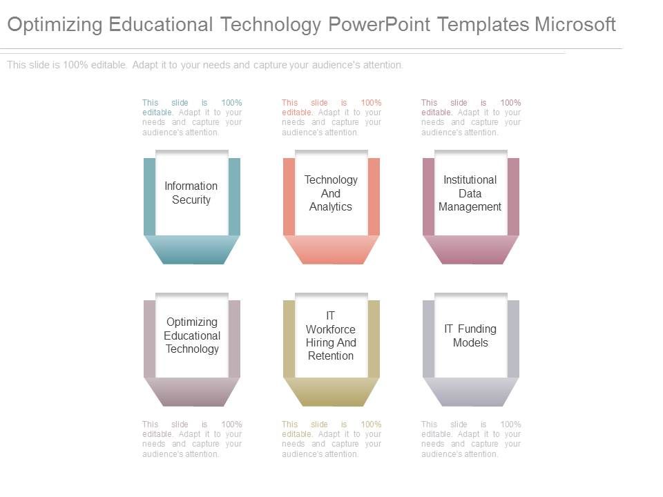 Optimizing Educational Technology Powerpoint Templates Microsoft Optimizing Educational Technology Powerpoint Templates Microsoft
