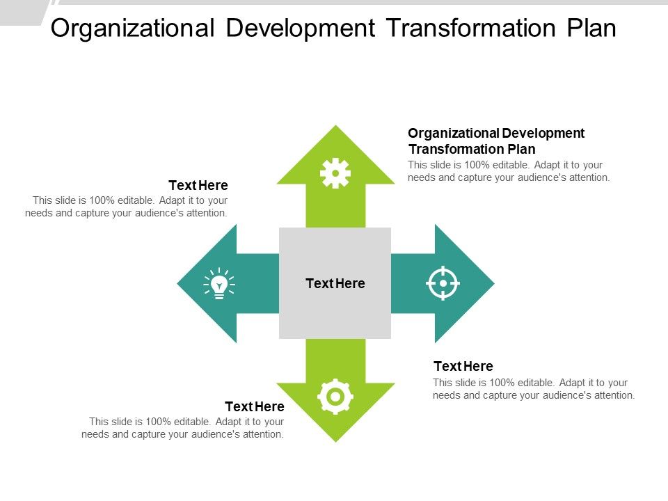 Organizational Development Transformation Plan Ppt Powerpoint
