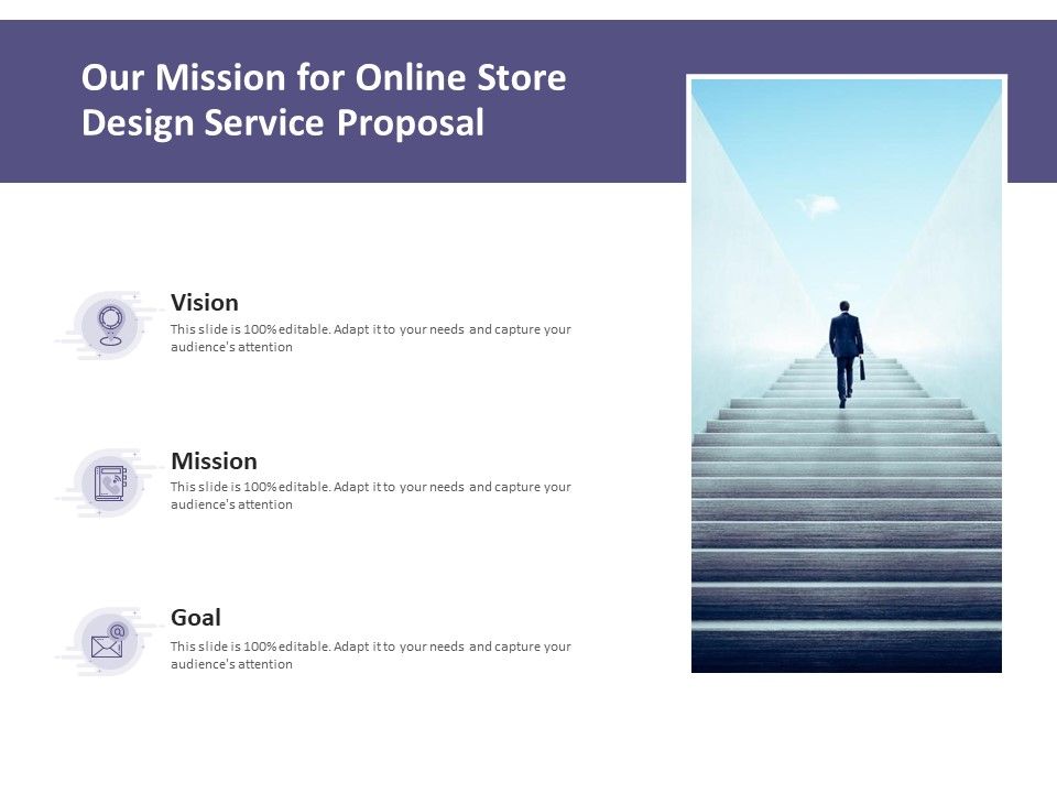 Our Mission For Online Store Design Service Proposal Ppt Powerpoint Presentation Model Backgrounds