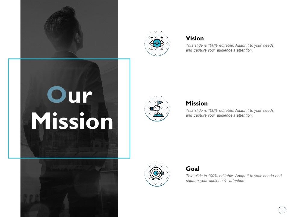 Our Mission Vision Goal Ppt PowerPoint Presentation Summary Layout