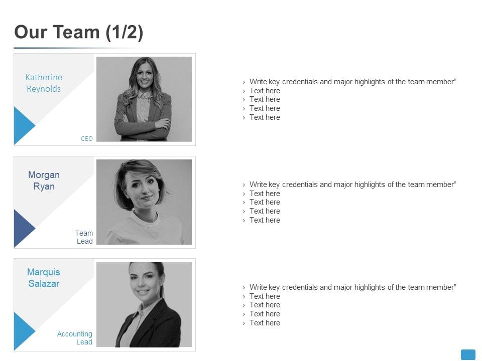 Our Team Introduction Ppt PowerPoint Presentation Show Maker