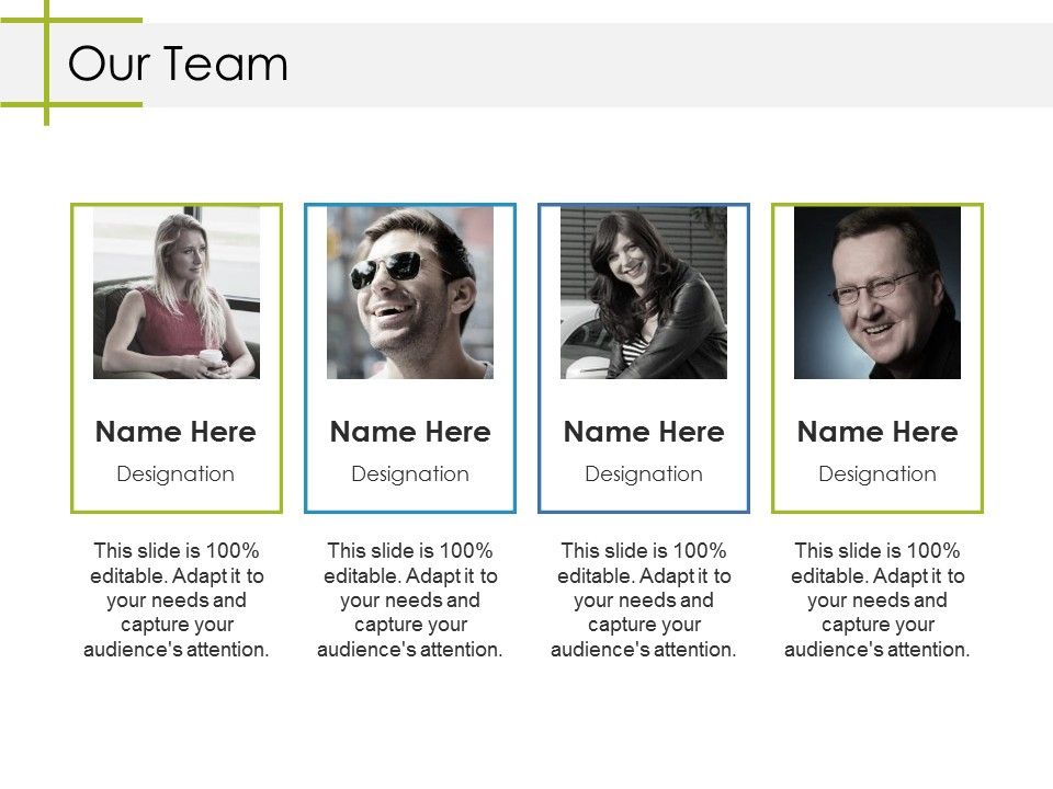 Our Team Ppt Powerpoint Presentation Show Maker