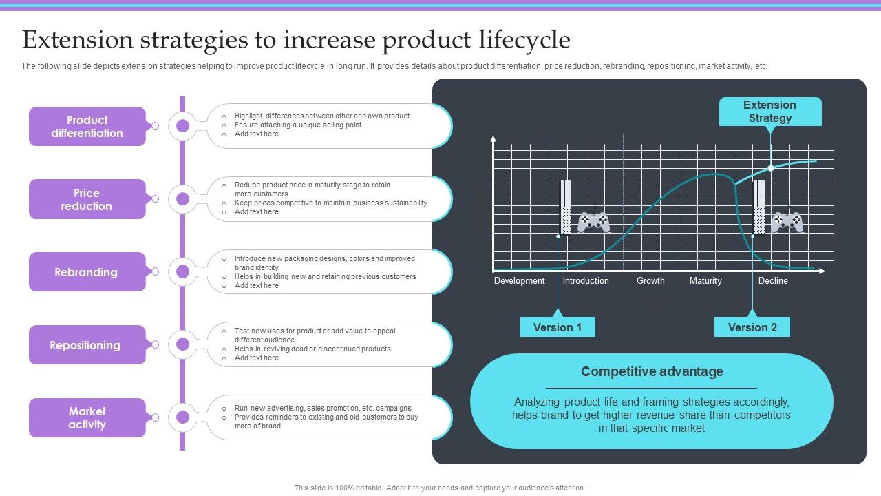 Overview Of Extension Technique Extension Strategies To Increase Product Lifecycle Professional PDF