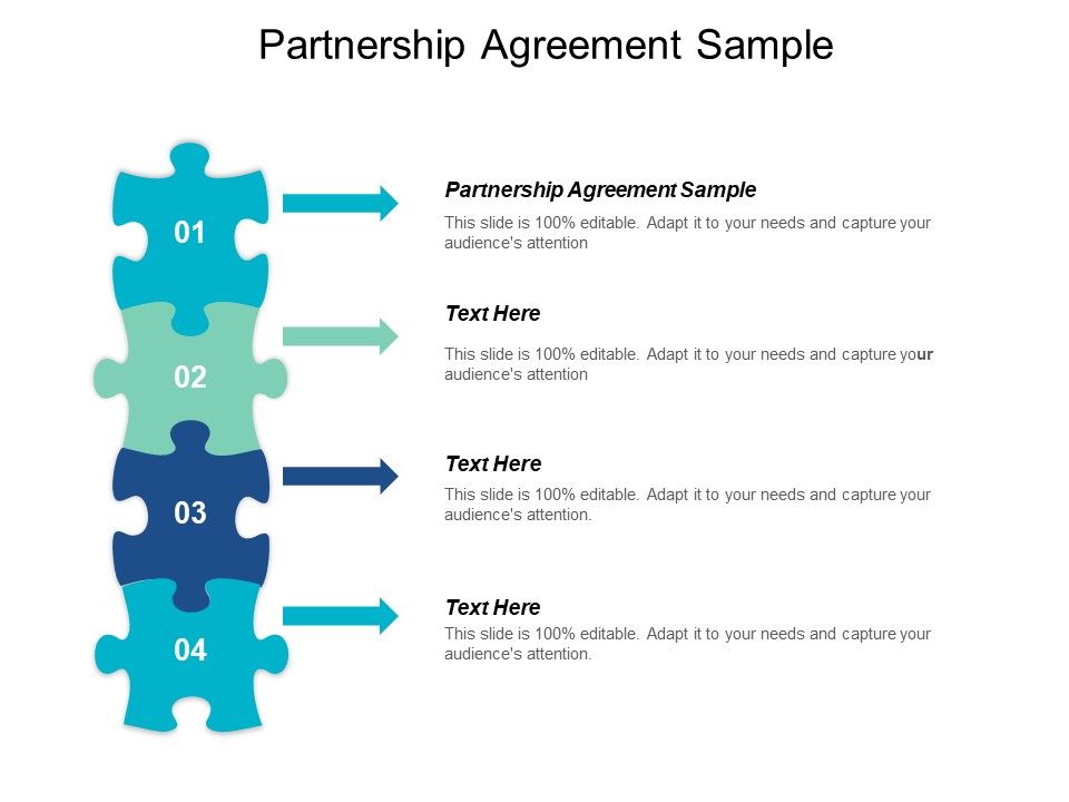 Partnership Agreement Sample Ppt PowerPoint Presentation Model Styles Cpb