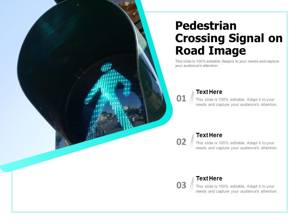 Pedestrian Crossing Signal On Road Image Ppt PowerPoint Presentation ...