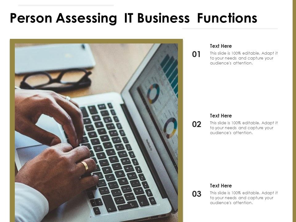 Person Assessing IT Business Functions Ppt PowerPoint Presentation ... Person Assessing IT Business Functions Ppt PowerPoint Presentation ...