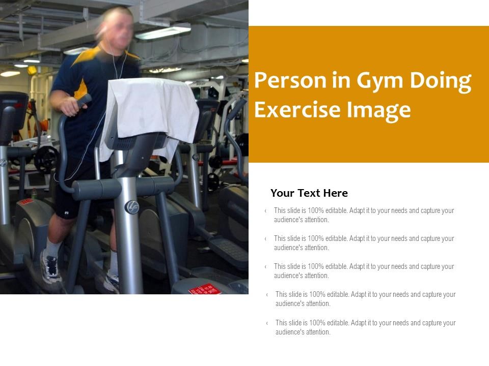 Person In Gym Doing Exercise Image Ppt PowerPoint Presentation Outline Gall