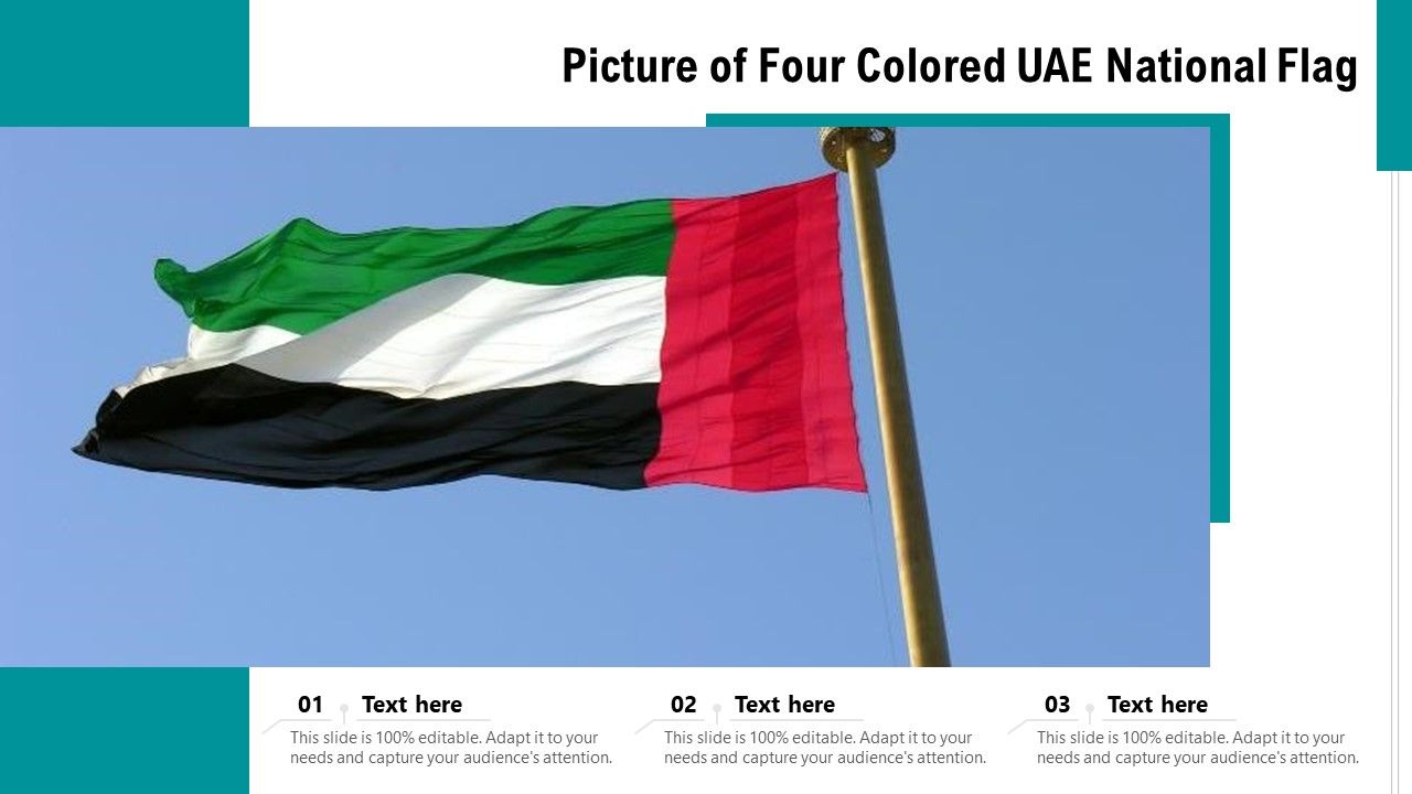 Picture Of Four Colored UAE National Flag Ppt PowerPoint Presentation ...