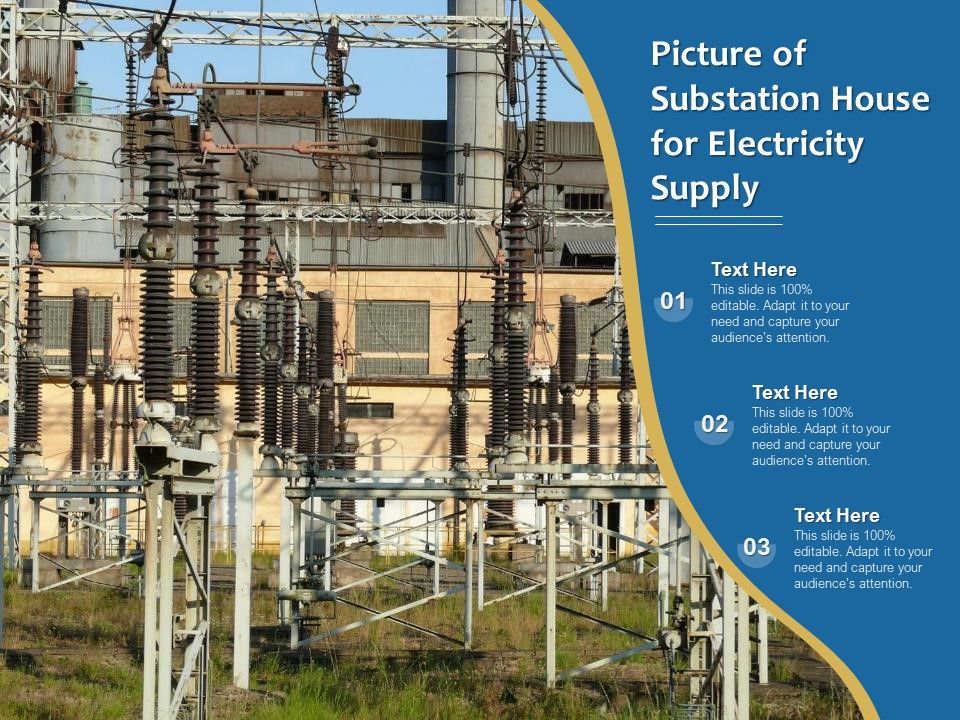 Picture Of Substation House For Electricity Supply Ppt PowerPoint Presentat