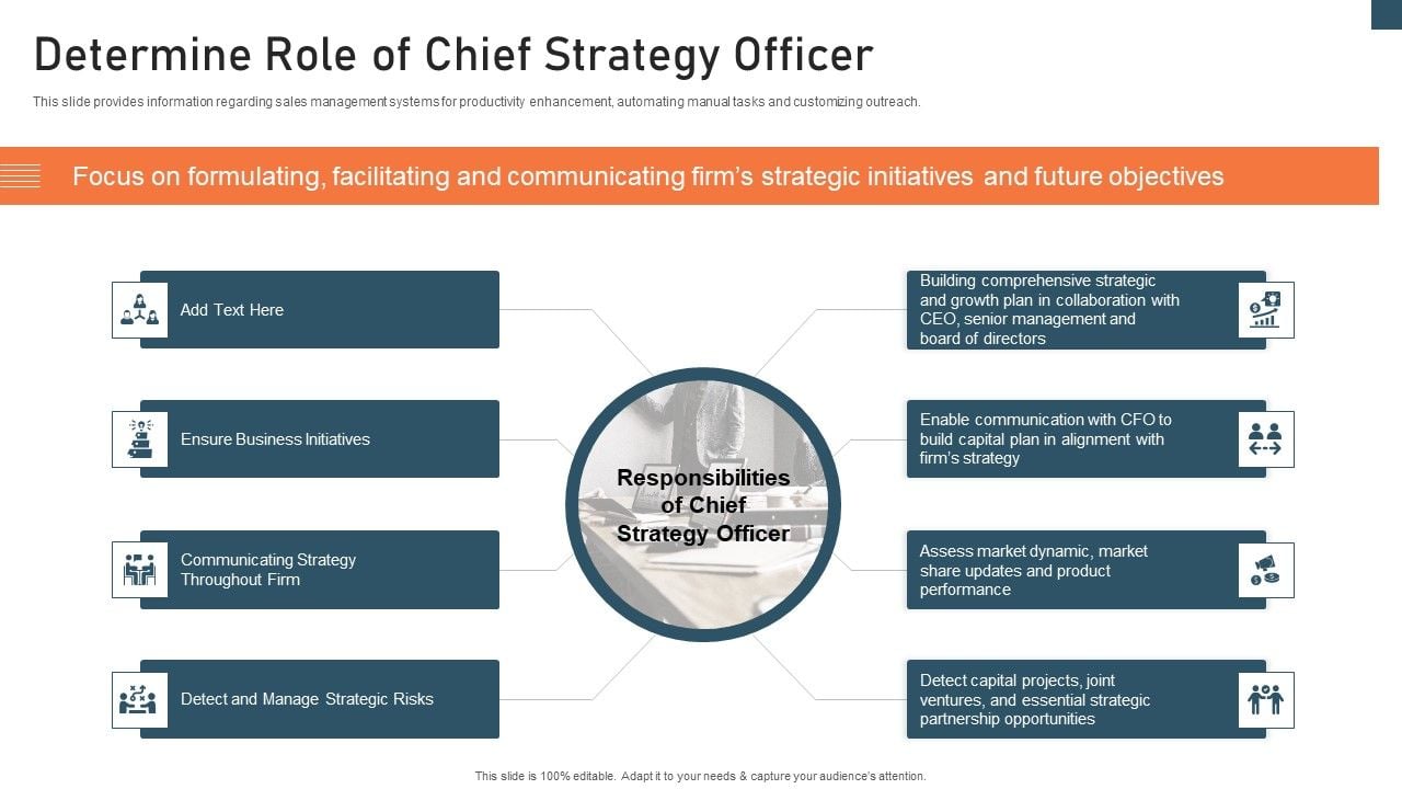 Planning And Action Playbook Determine Role Of Chief Strategy Officer ... Planning And Action Playbook Determine Role Of Chief Strategy Officer ...