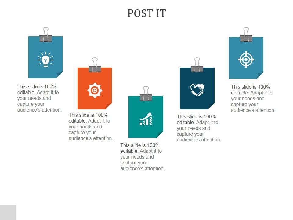 Post It Ppt PowerPoint Presentation Shapes