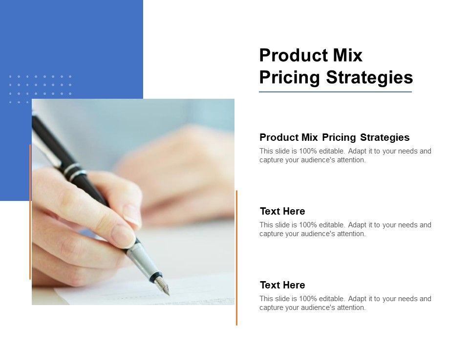 Product Mix Pricing Strategies Ppt PowerPoint Presentation Design ... Product Mix Pricing Strategies Ppt PowerPoint Presentation Design ...