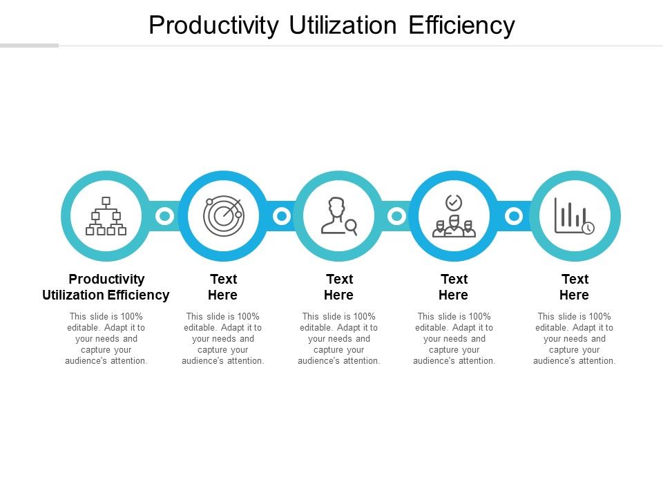 Productivity Utilization Efficiency Ppt Powerpoint Presentation