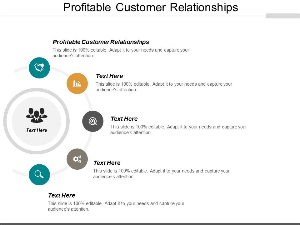 Profitable Customer Relationships Ppt PowerPoint Presentation Outline Inspiration Cpb