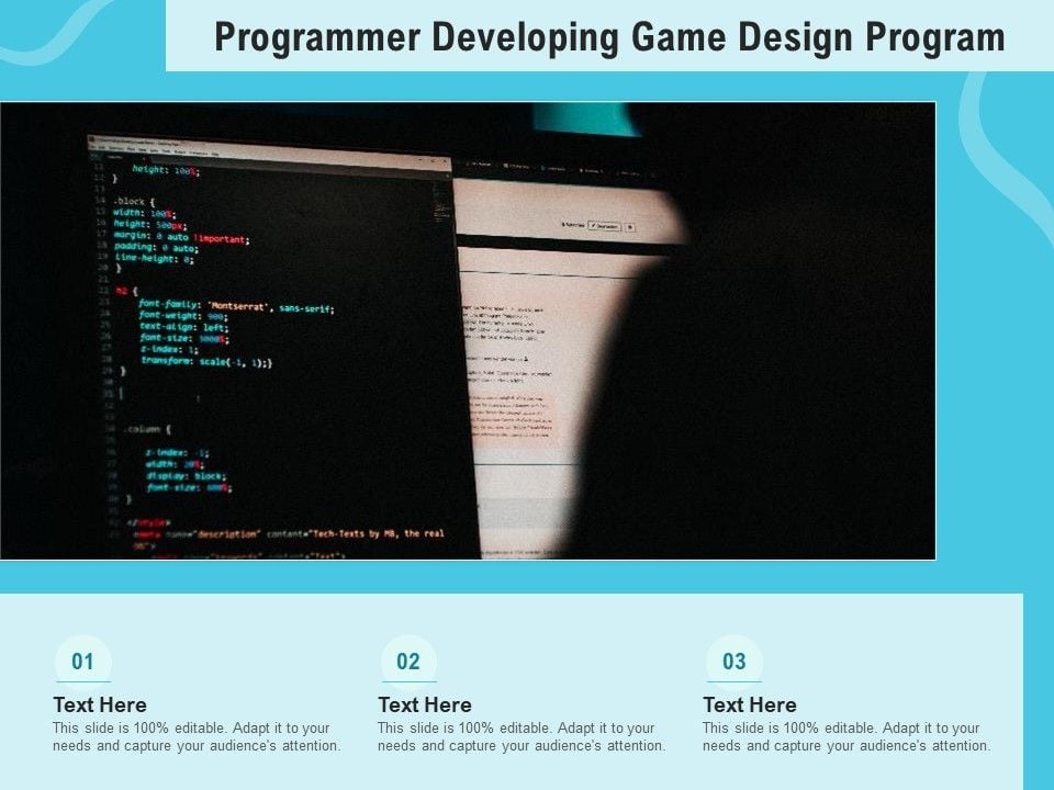 Programmer Developing Game Design Program Ppt PowerPoint Presentation Show Influencers PDF