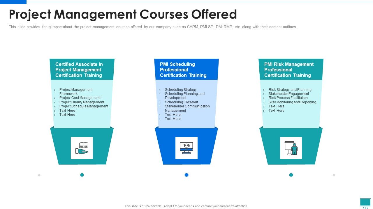 Project Development Expert IT Project Management Courses Offered Ppt PowerP
