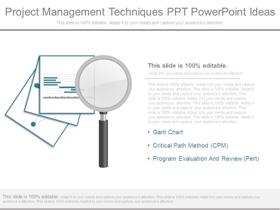 Project Management Techniques Ppt Powerpoint Ideas Project Management Techniques Ppt Powerpoint Ideas