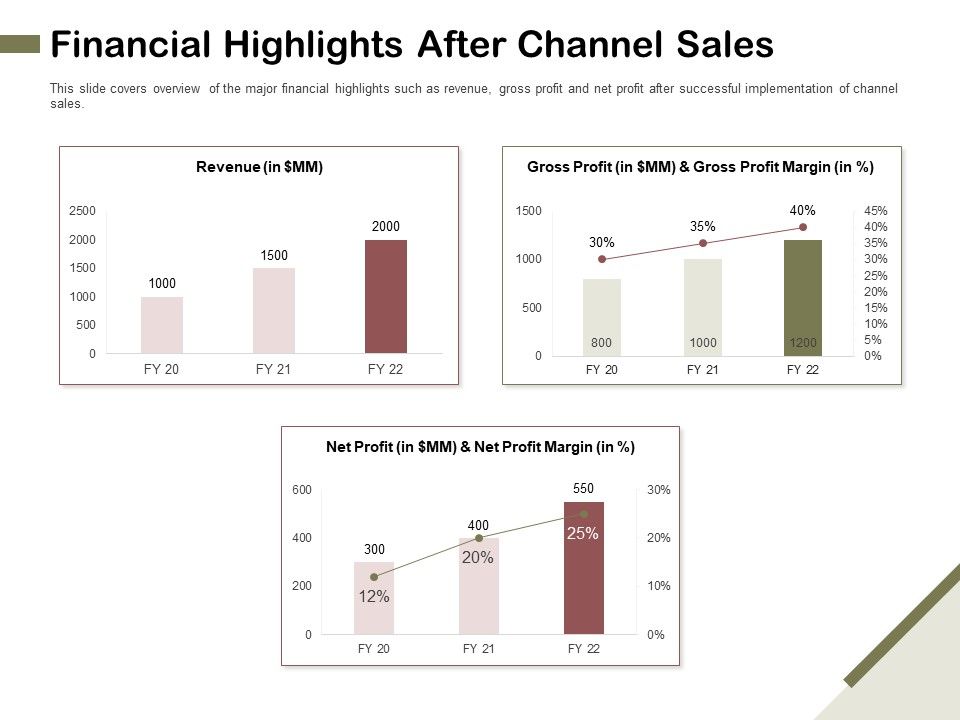 Promotional Channels And Action Plan For Increasing Revenues Financial ...