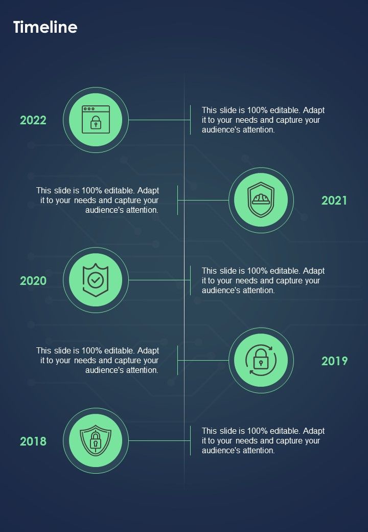 Proposal For Enterprise Security System Timeline One Pager Sample Example D