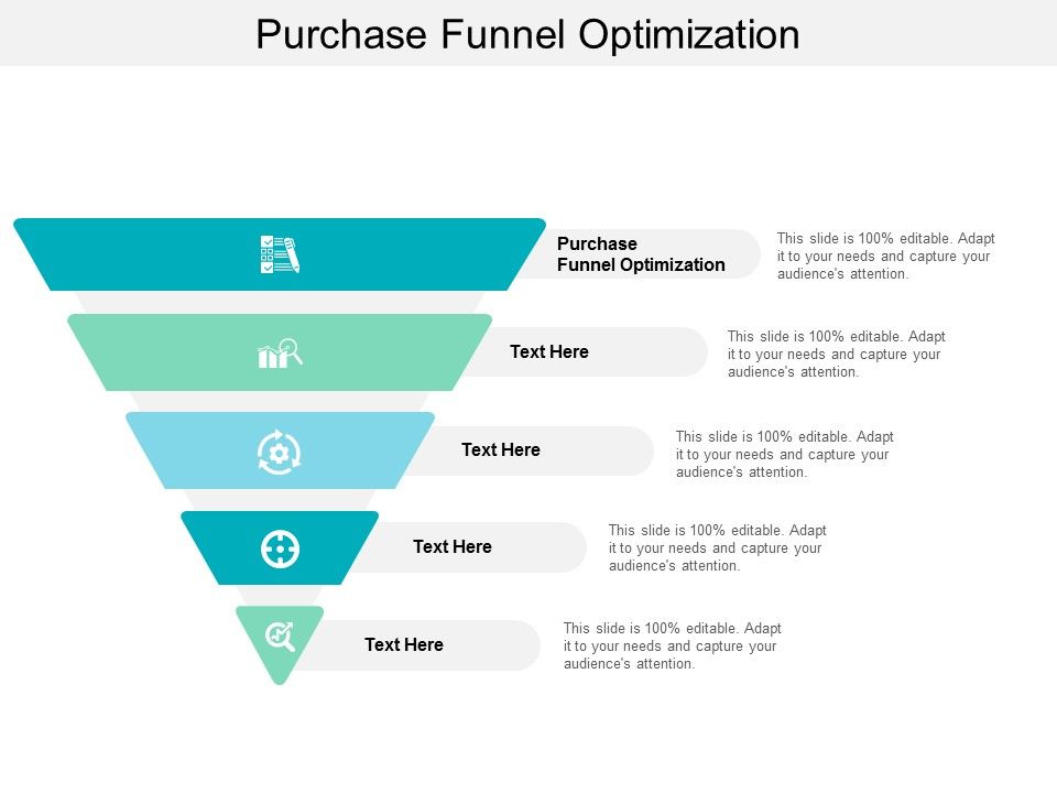 Purchase Funnel Optimization Ppt Powerpoint Presentation Slides Vector Cpb