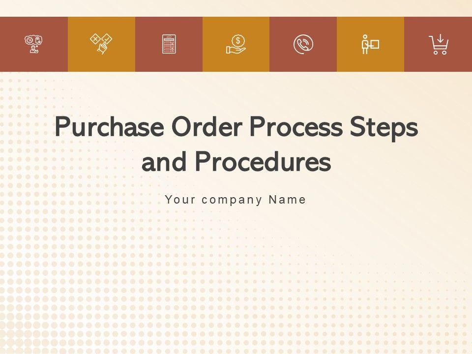 Purchase Order Process Steps And Procedures Delivering Sourcing Problem ...