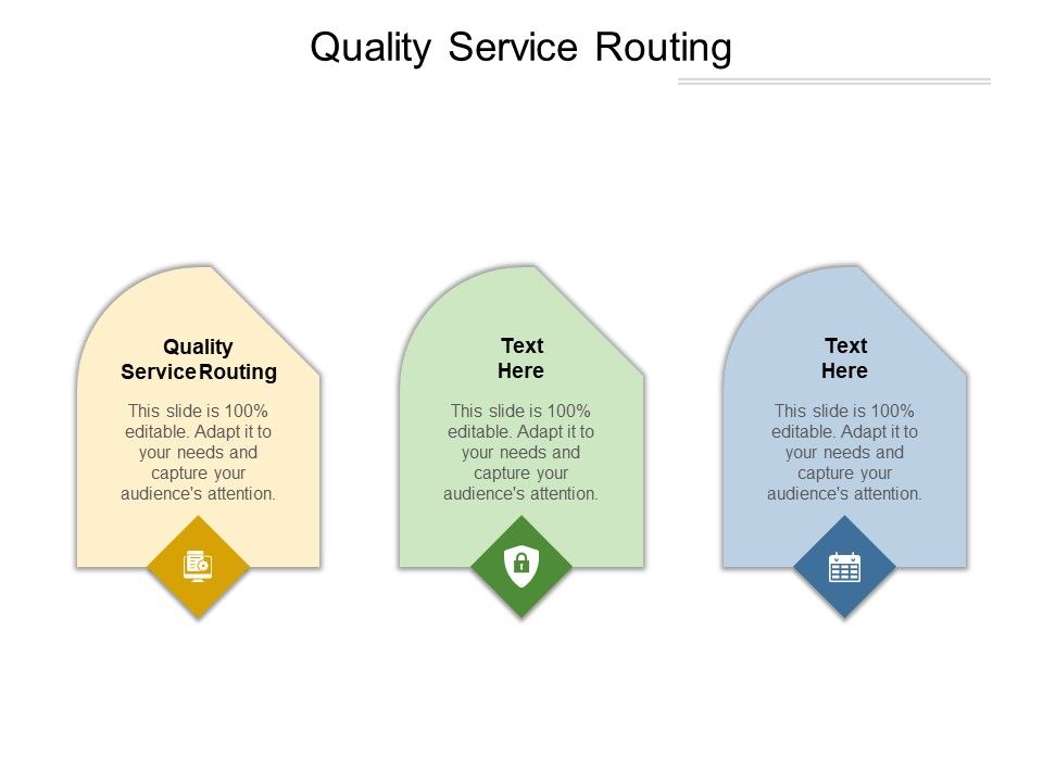Quality Service Routing Ppt PowerPoint Presentation Pictures Cpb