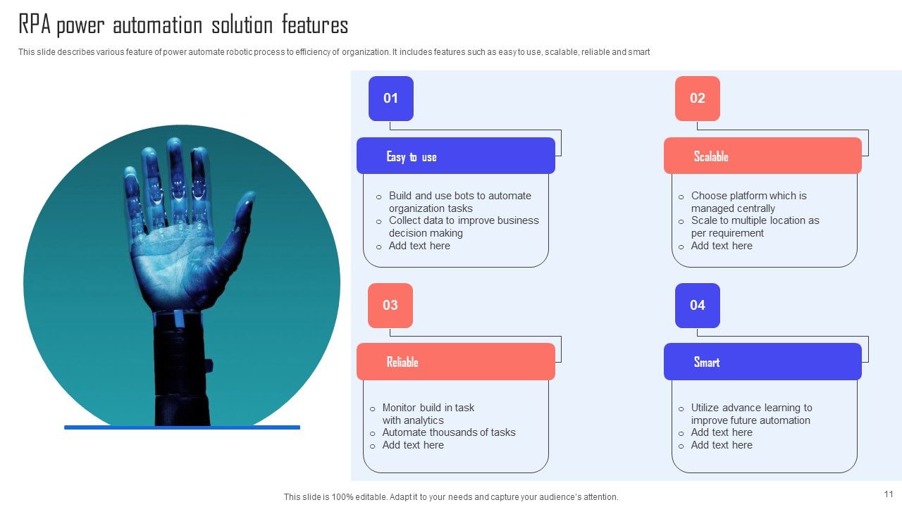 RPA Power Automation Ppt PowerPoint Presentation Complete Deck With Slides