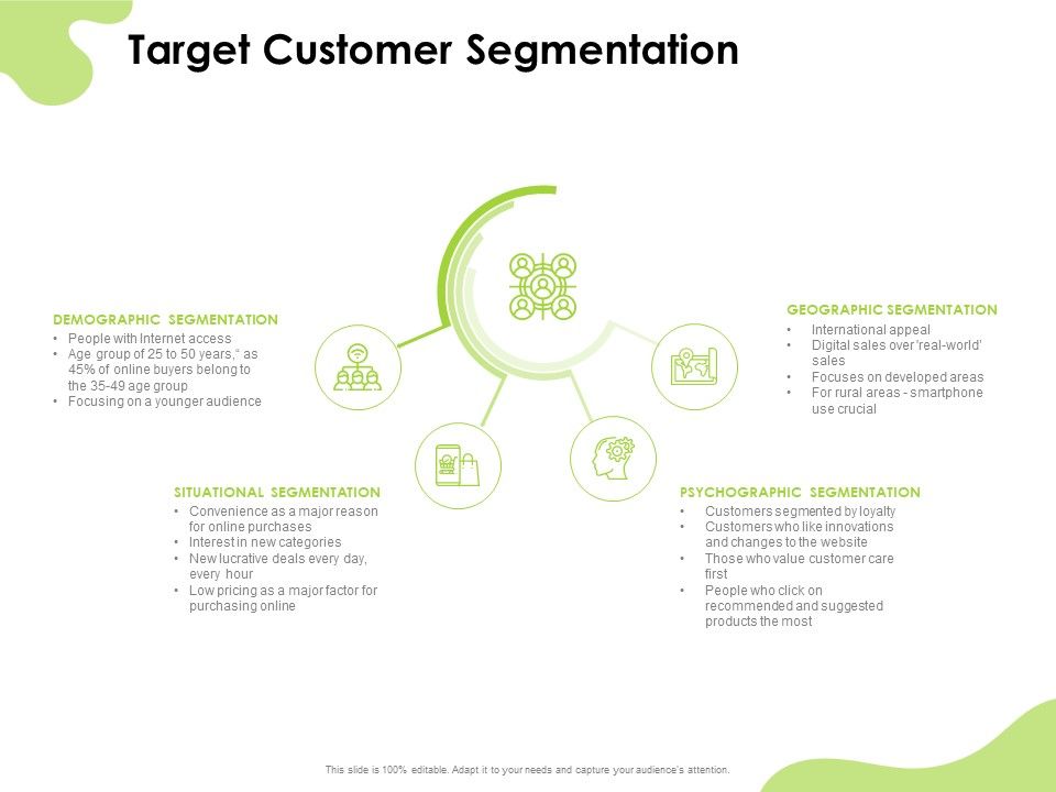 Reach Your Target Audience Target Customer Segmentation Ppt