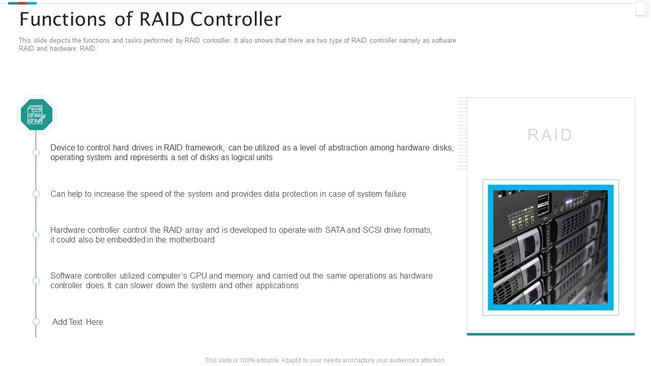 Redundant Array Of Independent Disks Storage It Functions Of Raid