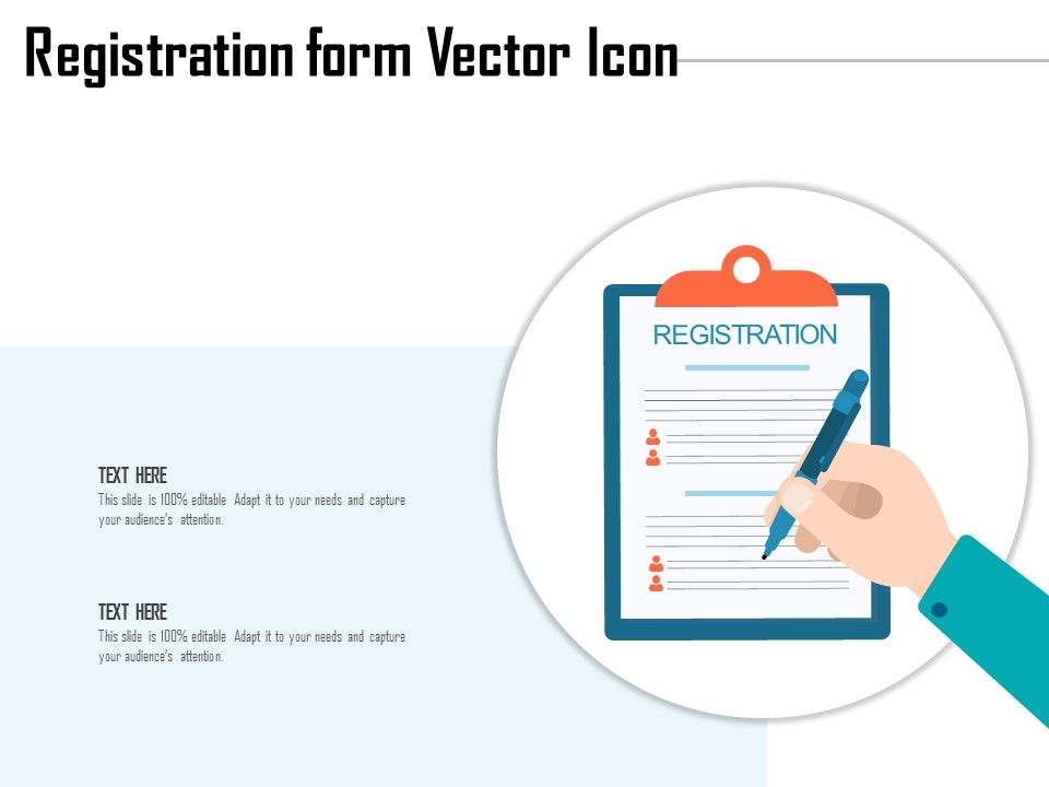 Registration Form Vector Icon Ppt PowerPoint Presentation Professional ... Registration Form Vector Icon Ppt PowerPoint Presentation Professional ...