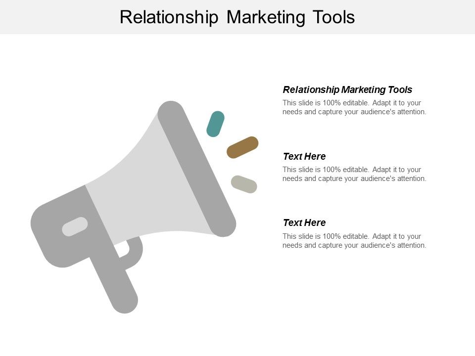 Relationship Marketing Tools Ppt Powerpoint Presentation Layouts Show Cpb