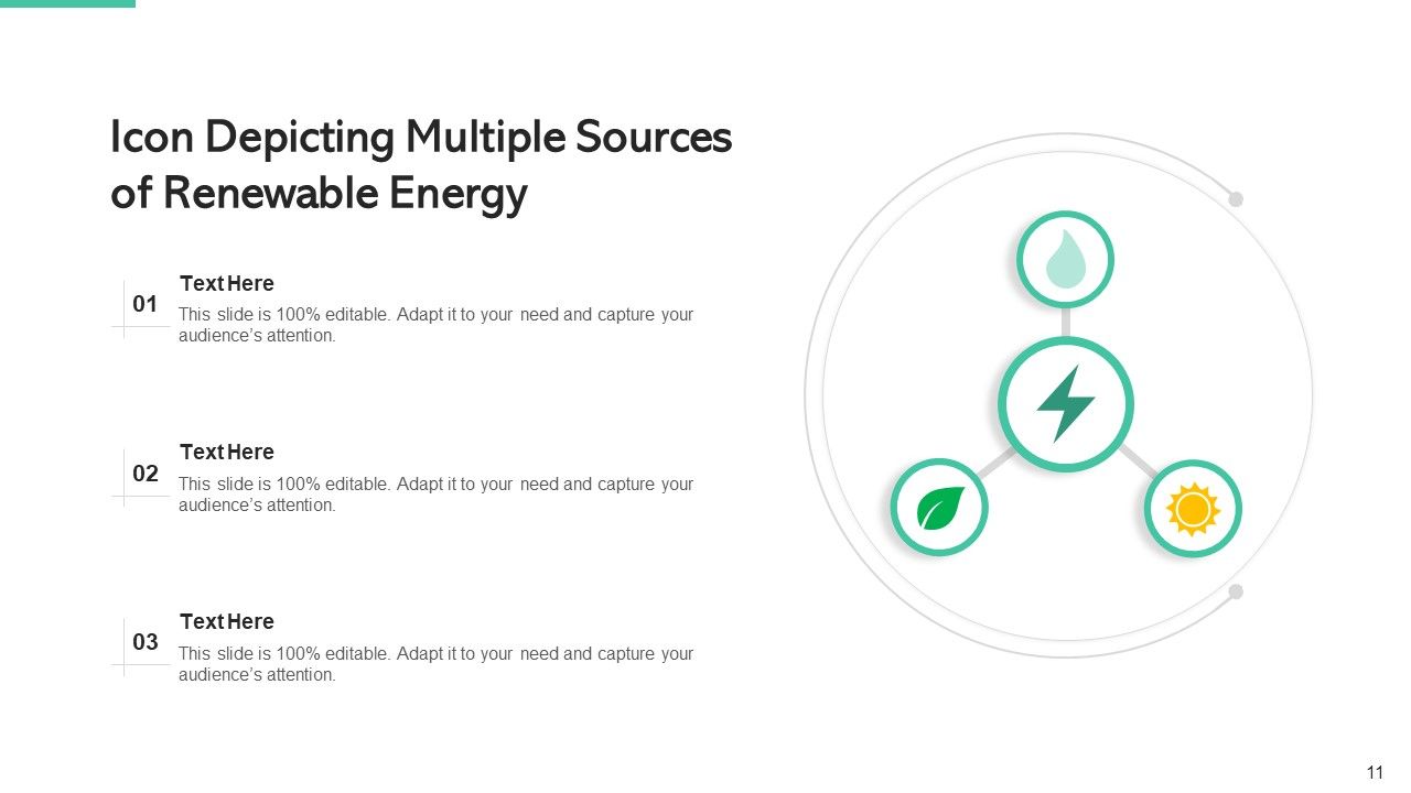 Renewable Power Icon Source Utilization Ppt Powerpoint Presentation Complete Deck With Slides